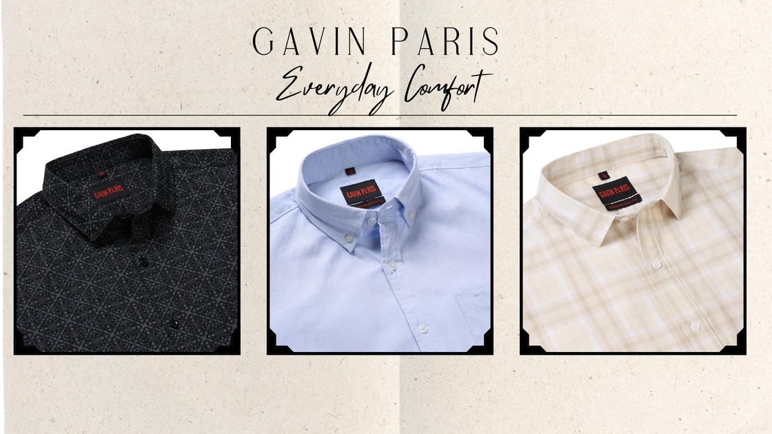 Our Gavin Paris Shirt Collection Everyday Comfort with Premium Quality ...