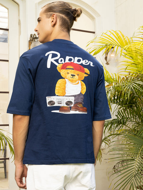 Rapper Blue Oversized T-shirt – gavin paris